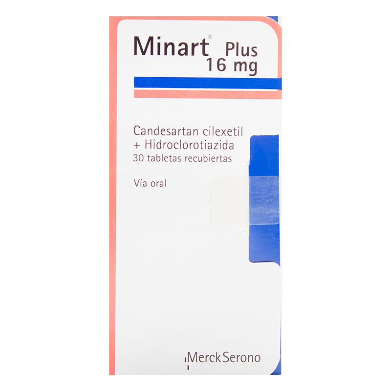 Minart Plus 16/12.5 Mg 30 Tabletas (A) – Droguerías Eldorado