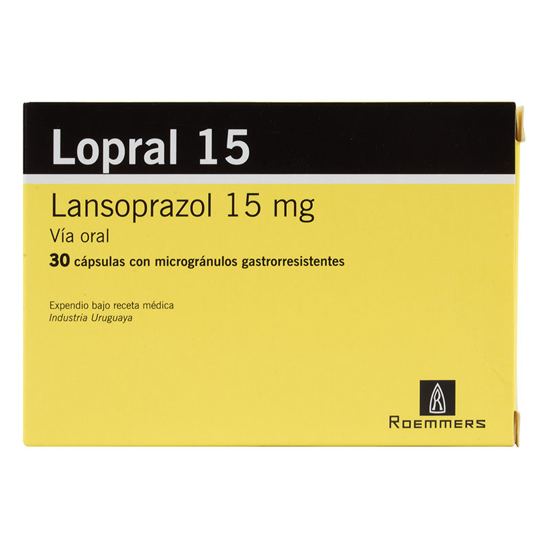 Lopral 15 Mg 30 C?psulas – Droguerías Eldorado