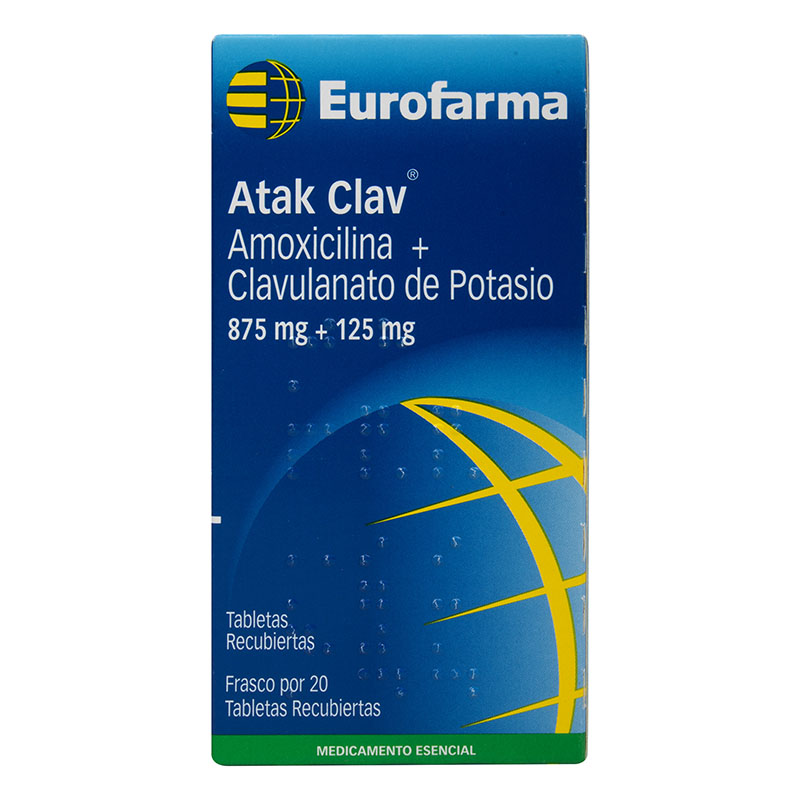 Atak Clav 875 Mg 20 Tabletas – Droguerías Eldorado