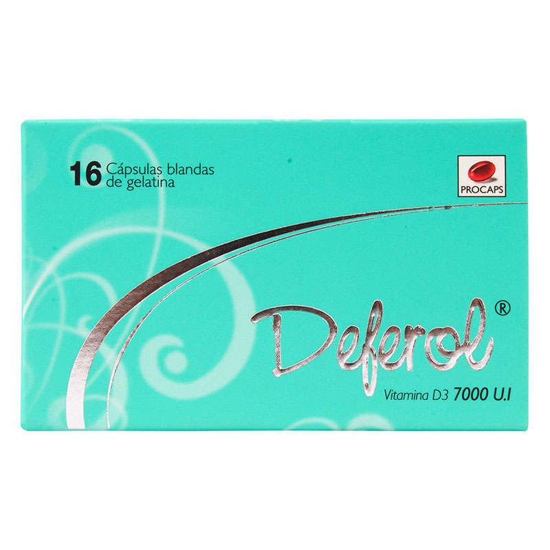 DEFEROL 7000 UI 16 CAPSULAS (PAE) – Droguerías Eldorado
