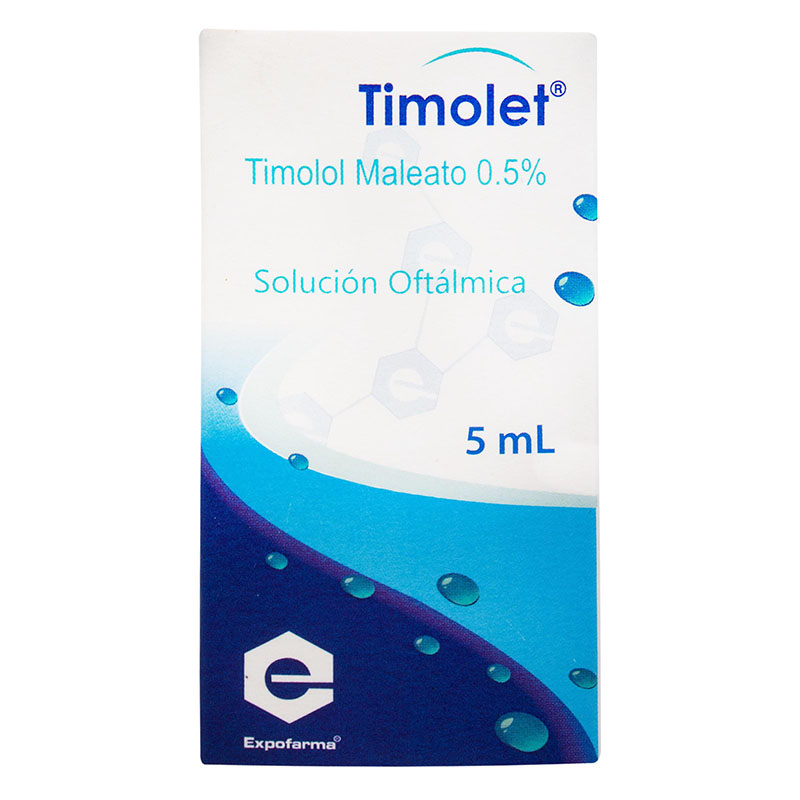 Timolet 0.5% Timolol Gotas Oft?lmicas 5 Ml – Droguerías Eldorado