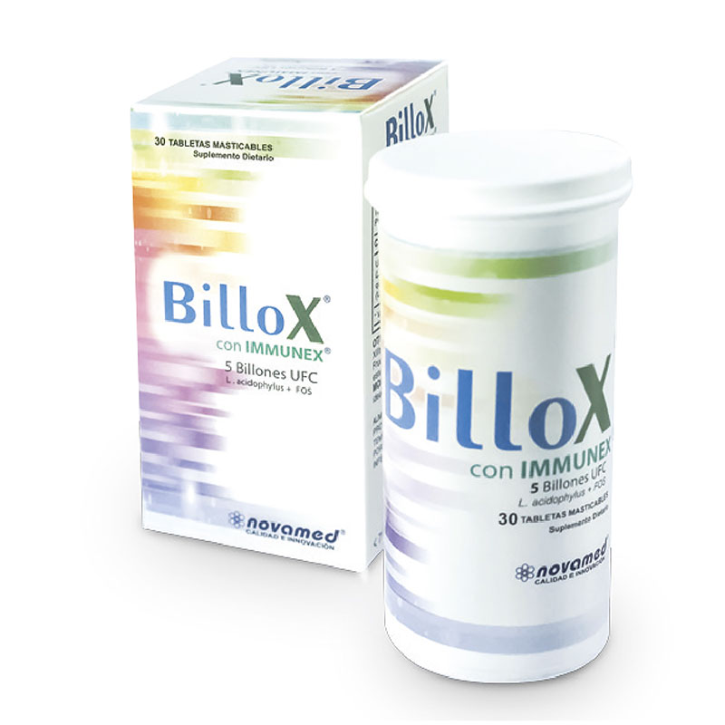 Billox 30 Tabletas Masticables – Droguerías Eldorado