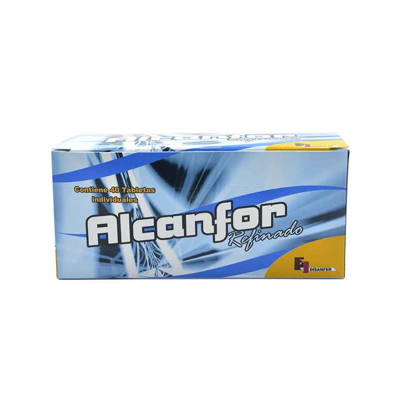 Alcanfor Refinado 40 Tabletas Disanfer – Droguerías Eldorado